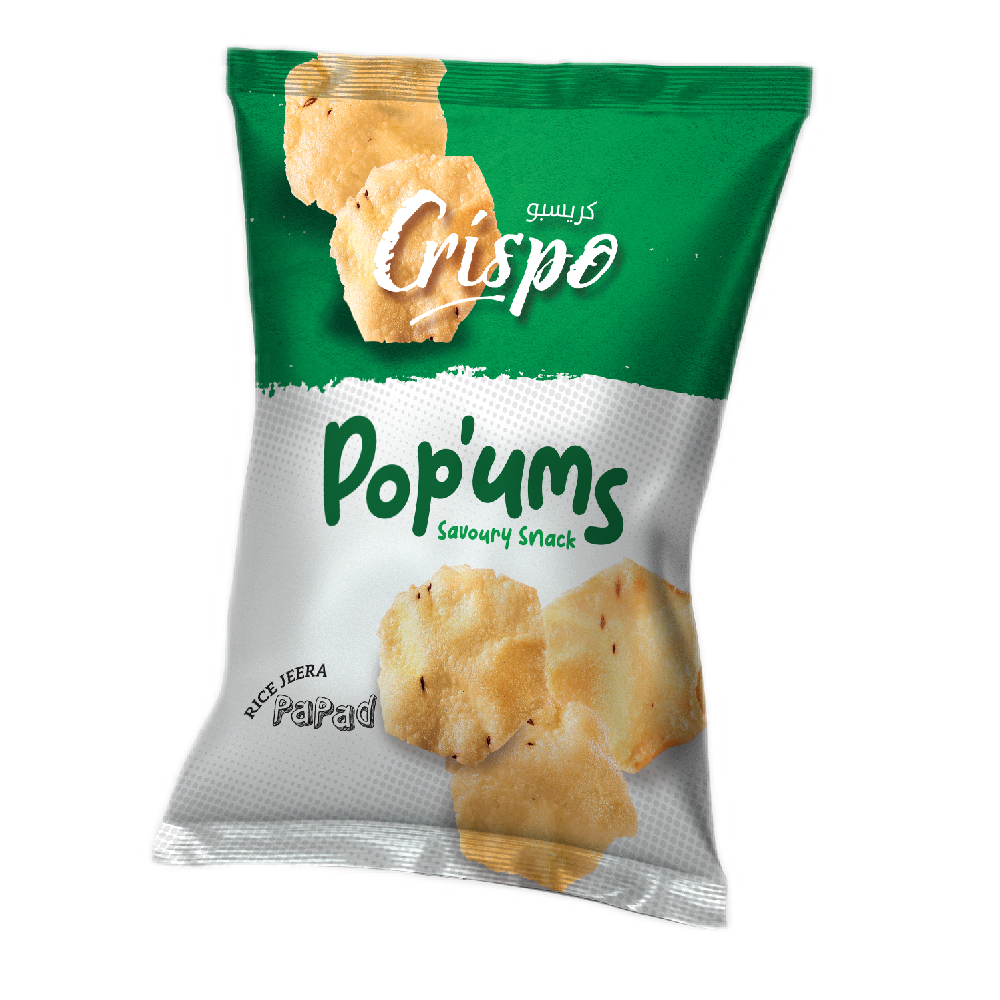 Pop’ums Rice Jeera Papad - MyCrispo